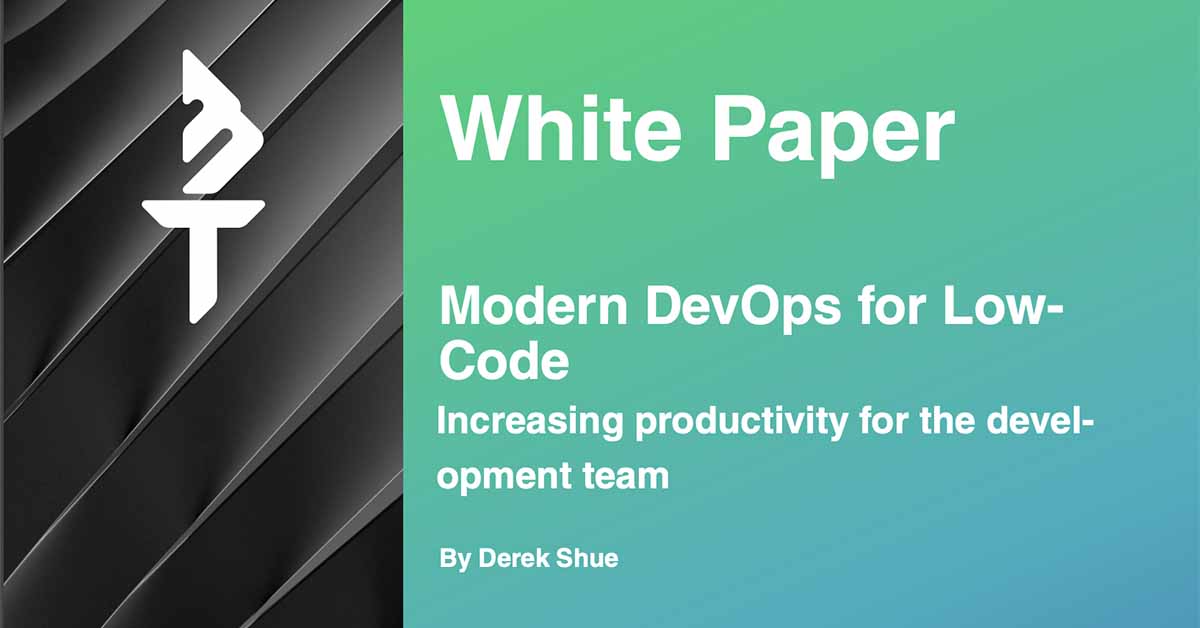 Modern DevOps for Low-Code